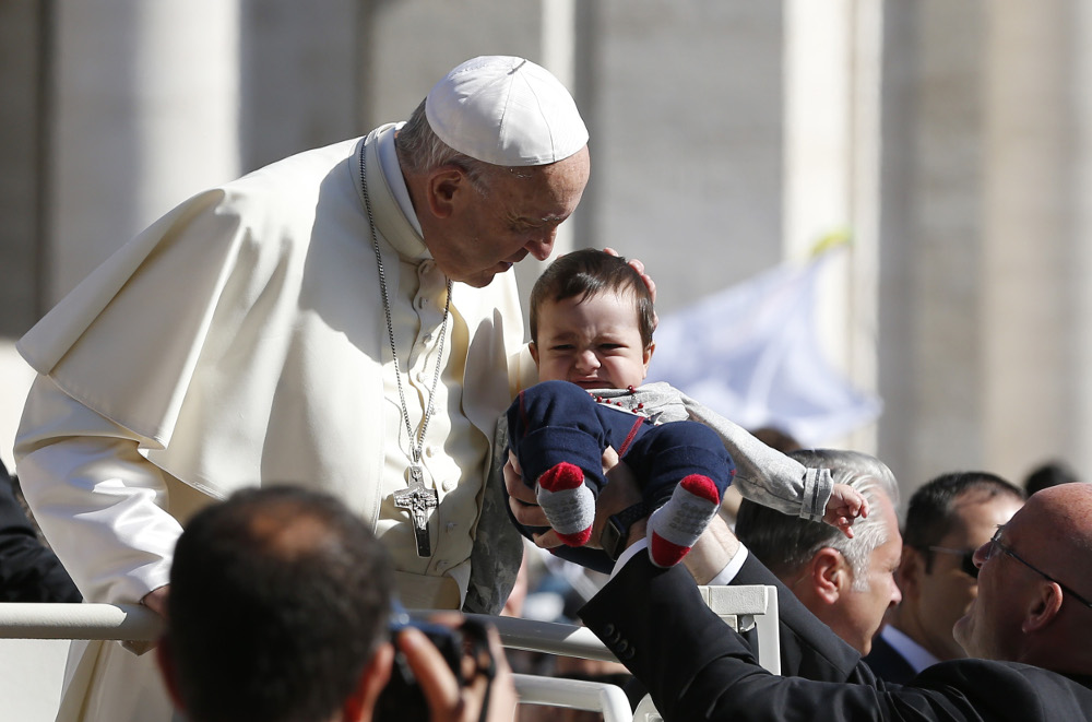 Gift of baptism is to be cherished, pope says at audience | National ...