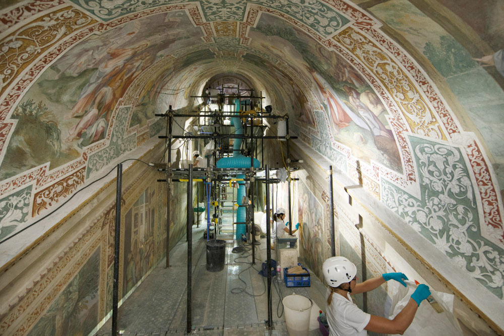 Buried under scaffolding, Holy Stairs set for resurrection | National ...