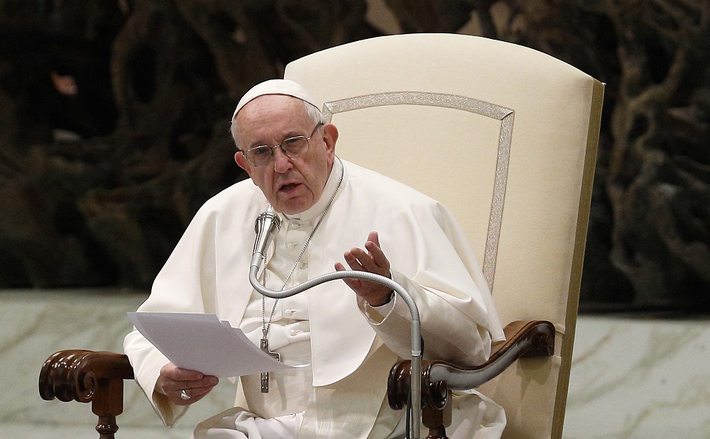 To know God is to know love, pope says at audience | National Catholic ...