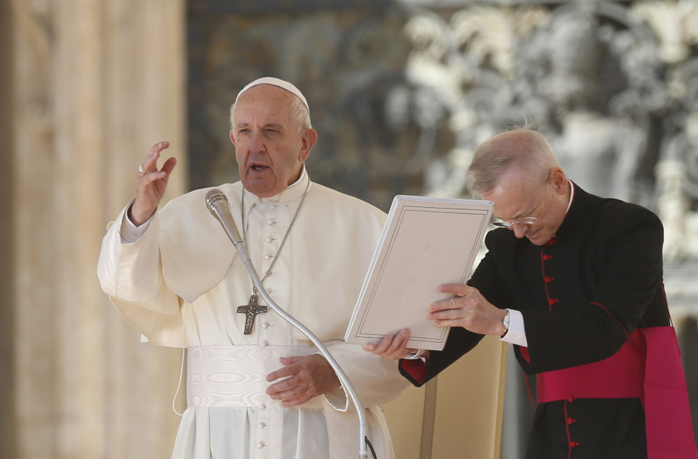 The Christian battle is against evil, not people, pope says | National ...