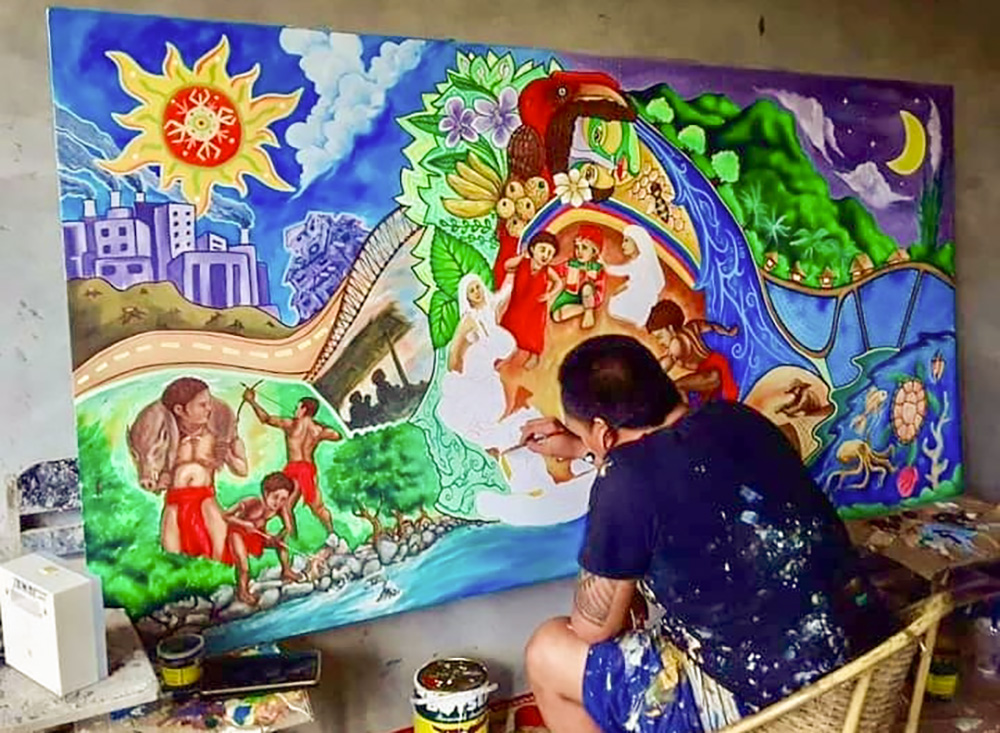 Franciscan friar uses art to help young survivors recover from war ...