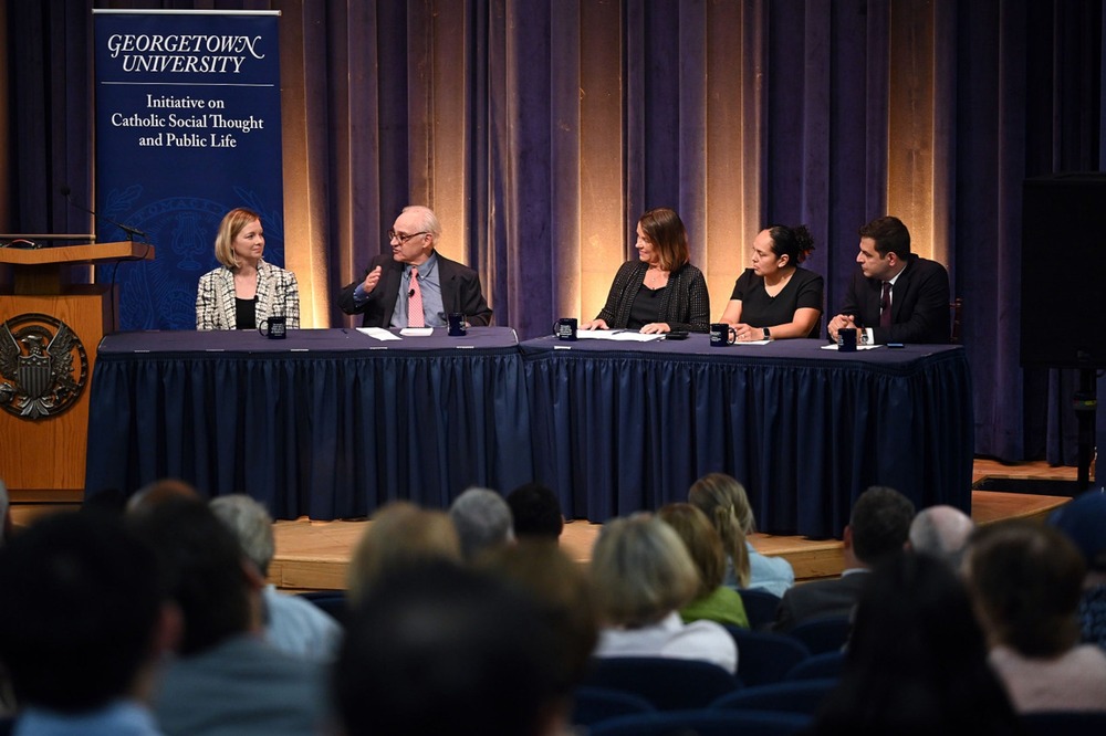 Georgetown panel explores dialogue's key role in protecting democracy ...