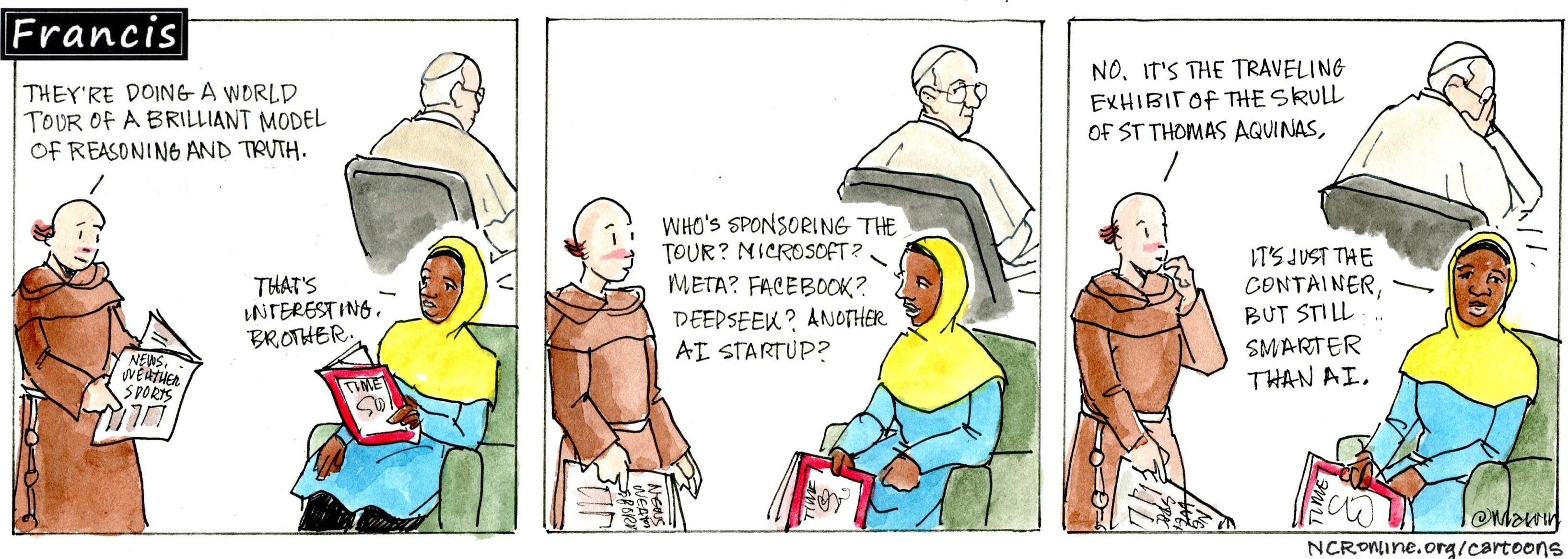 Francis, the comic strip: Truth and reason on tour | National Catholic ...