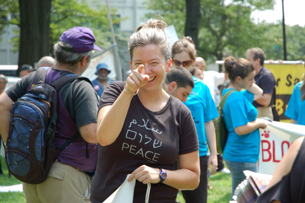 'The times call for us to be in the streets,' says Frida Berrigan ...