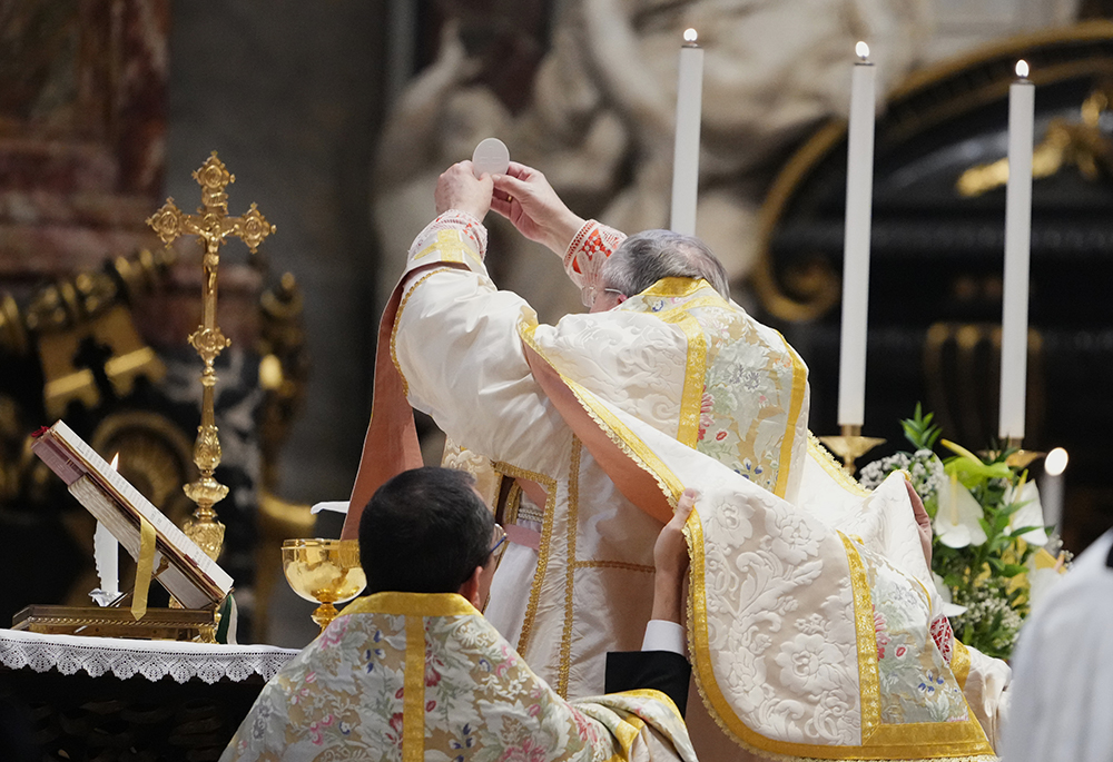 US Cardinal Burke celebrates old Latin Mass in St. Peter's in a sign of ...