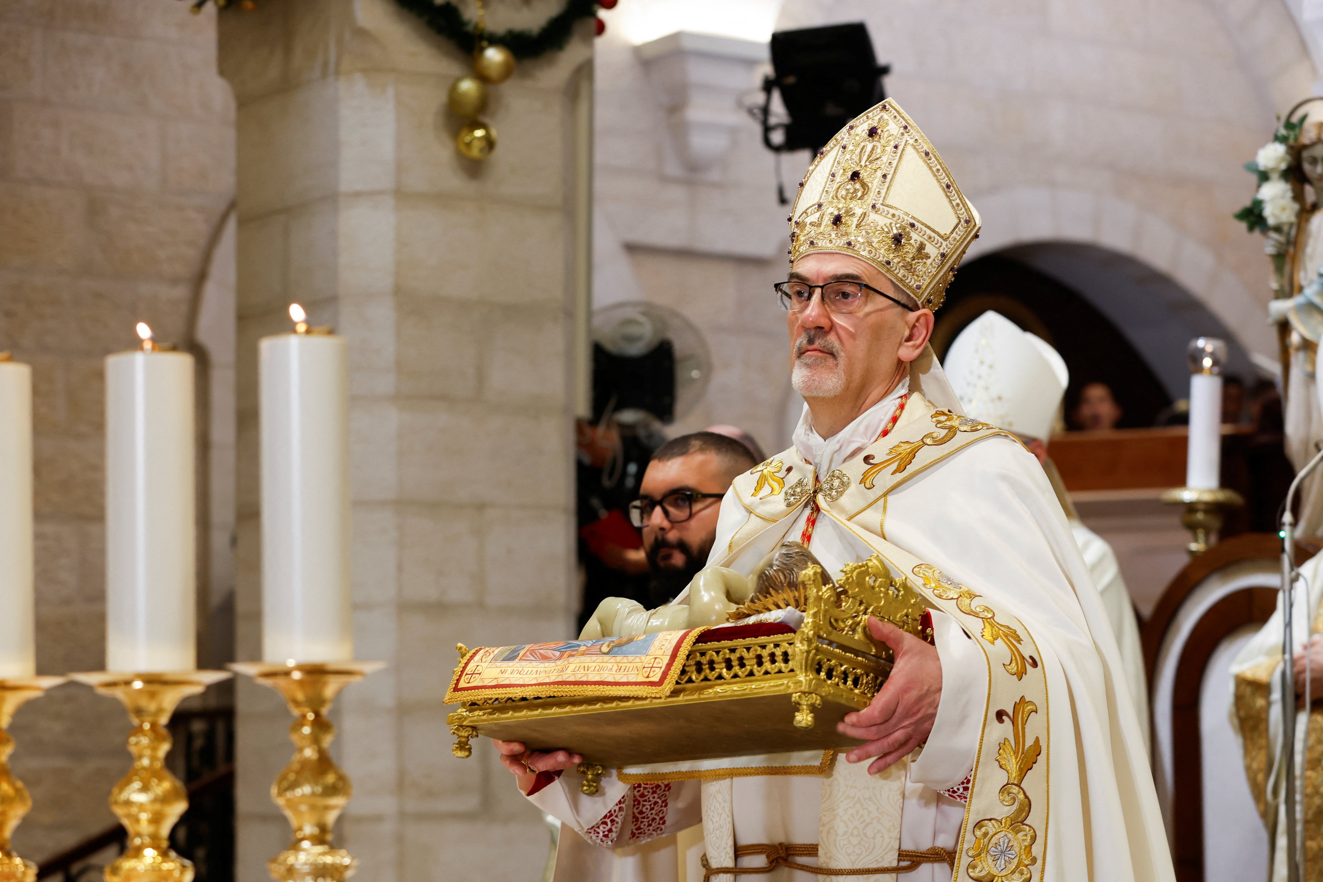 Israeli police prevent Latin patriarch, custos, from entering Church of ...