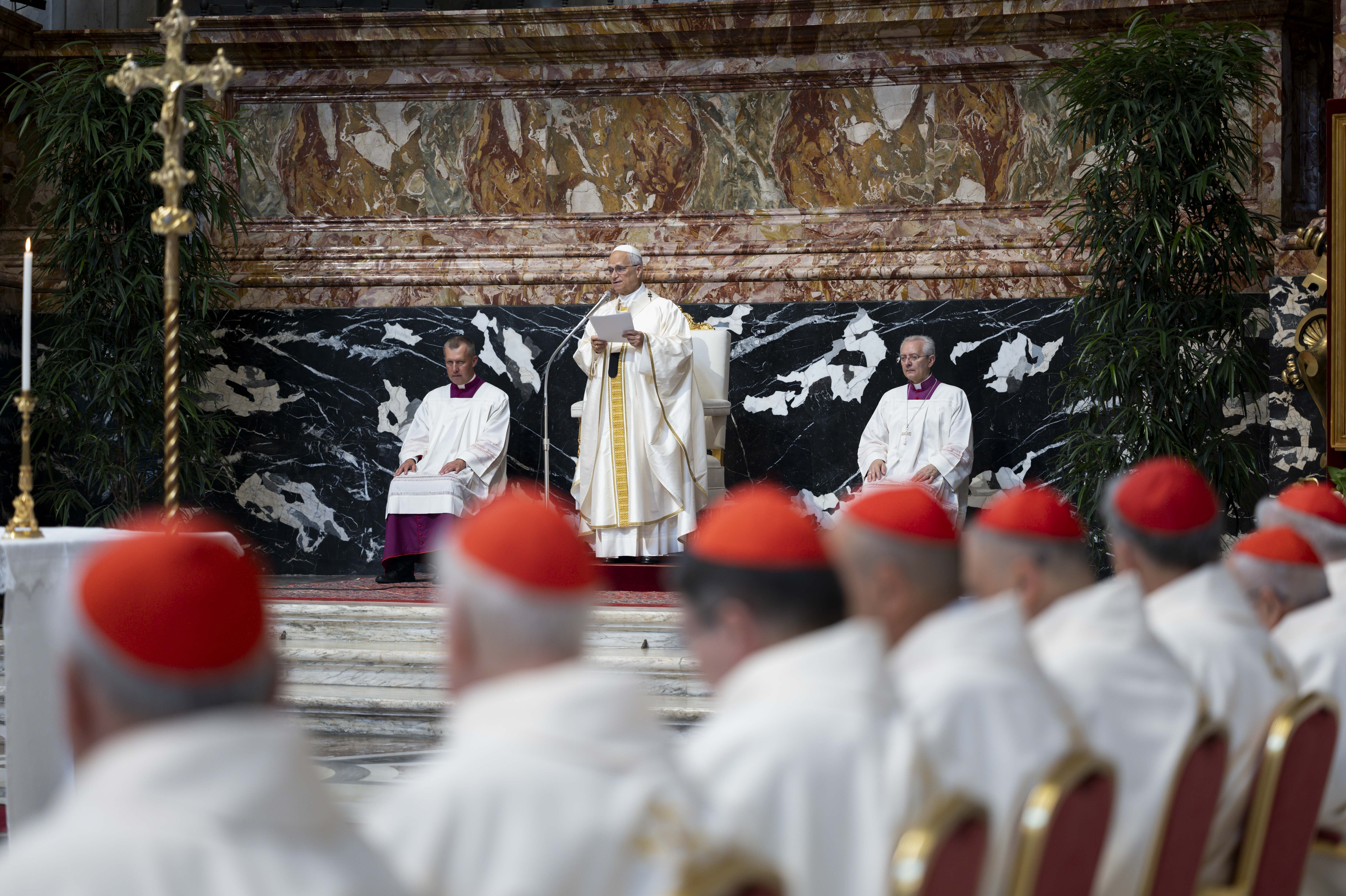 Pope Leo urges outward-looking church at meeting of world's cardinals ...