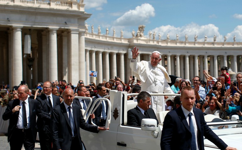 God is no warlord claiming victory with enemies' blood, pope says ...