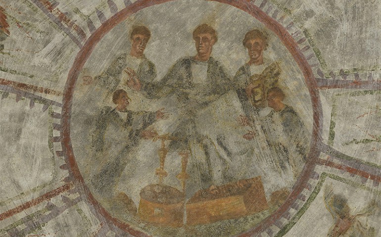 Lasers reveal long-hidden Roman frescoes with biblical themes ...