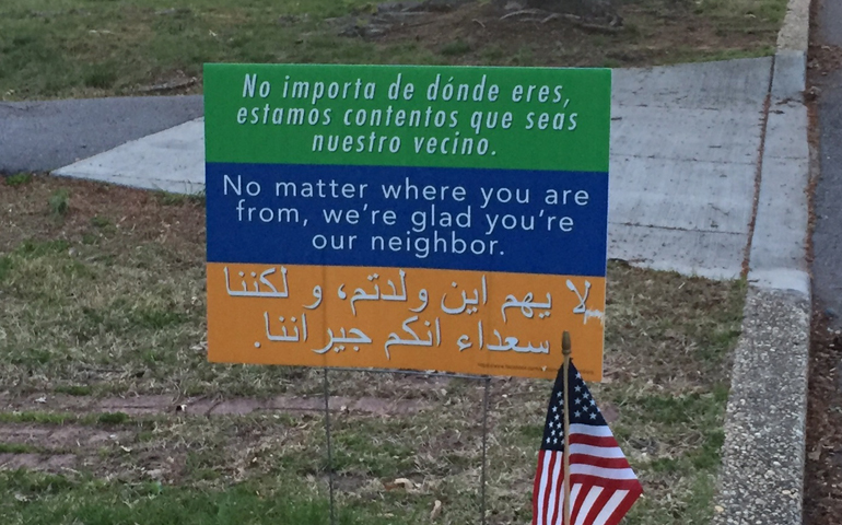 'No matter where you are from, we're glad you're our neighbor ...