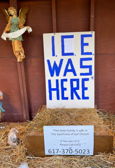Boston Archdiocese wants ICE message gone from parish's outdoor ...