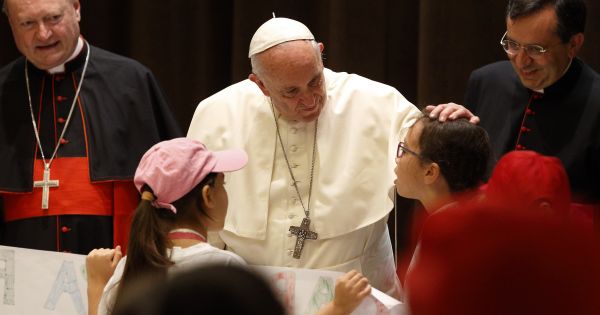 Pope shares childhood memories with Italian children | National ...
