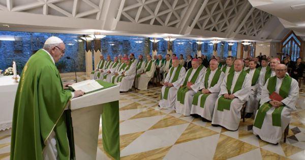 People unwilling to be challenged by God's mercy will grumble, pope ...