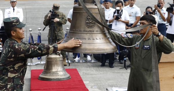 U.S. returns church bells to Philippines after more than 100 years ...