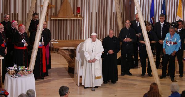 Pope Francis to Canadian Catholics: Churches should be 'open and ...
