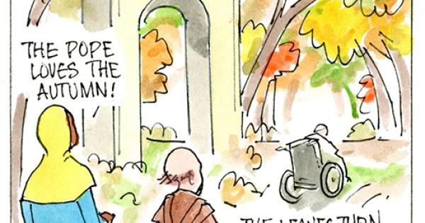 Francis, the comic strip: Letting go | National Catholic Reporter