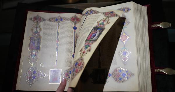 Bible described as the 'Mona Lisa of illuminated manuscripts' goes on ...