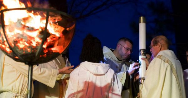 The sacred triduum's symbols are sacraments that point to what is real ...