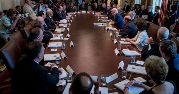 Cabinet members get together for weekly Bible study | National Catholic ...