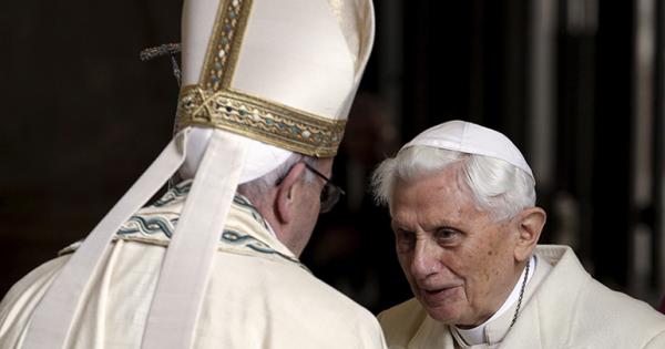 Two popes share a Vatican stage and show only one is in charge ...